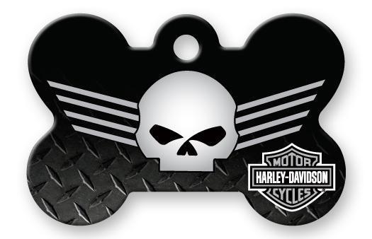 Personalized Harley-Davidson Pet ID Tags - Uptown Pups